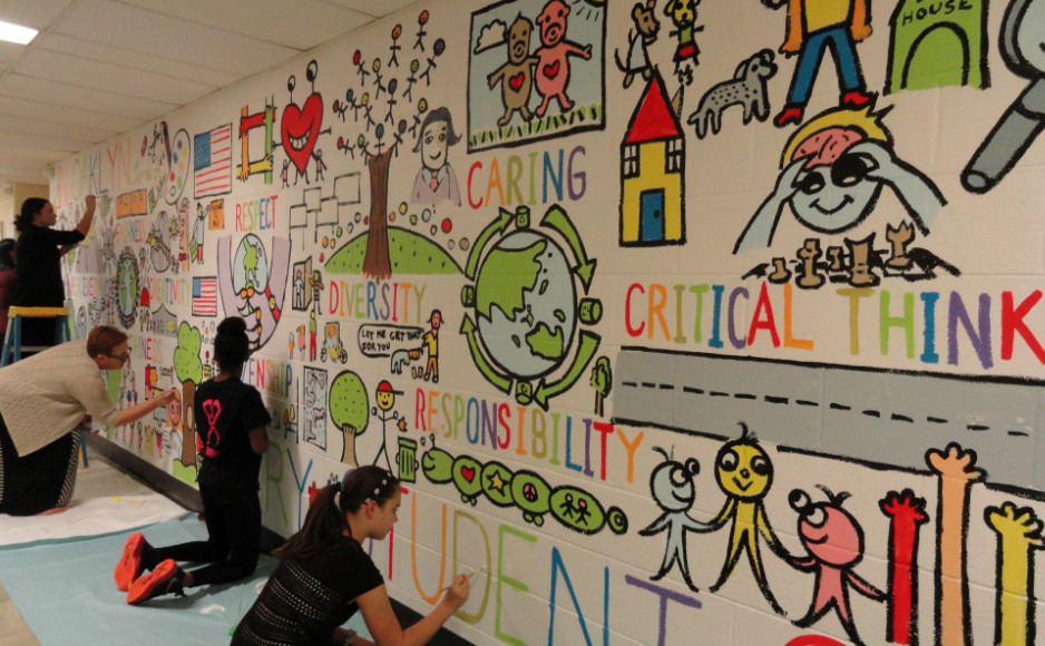 Visiting Artist Shows Oaklyn School the Lasting Power of a Smile - NJ PEN
